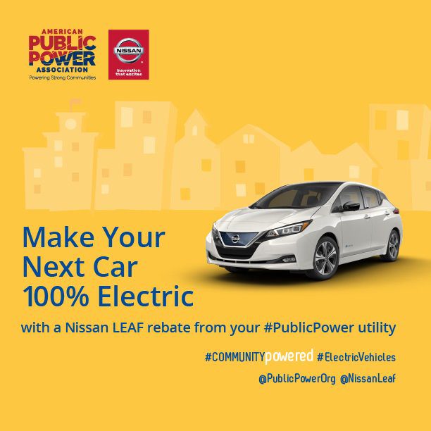 2019 Nissan LEAF Rebate available to ALP Utilities’ Customers through ...